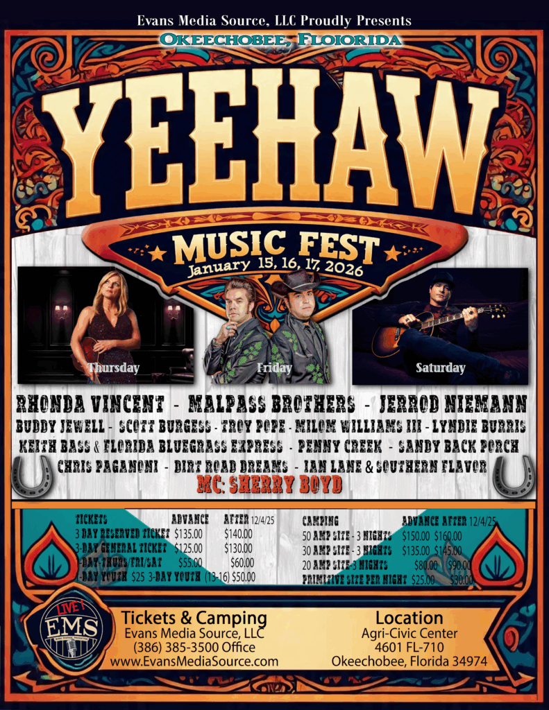 2026 Yee Haw Music Fest - Evans Media Source (EMS), LLC